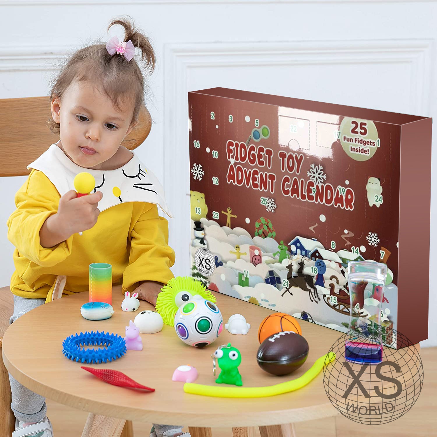 Fidget Advent Calendar 2025 – Anxiety Sensory Toy 25 Pieces – XS World